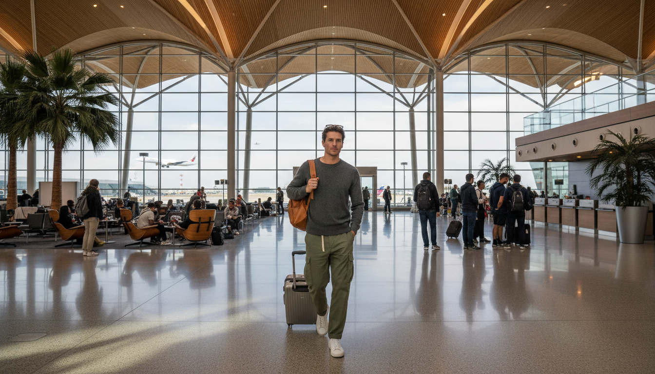 15 Travel-Ready Airport Outfit Ideas for Men to Stay Comfortable