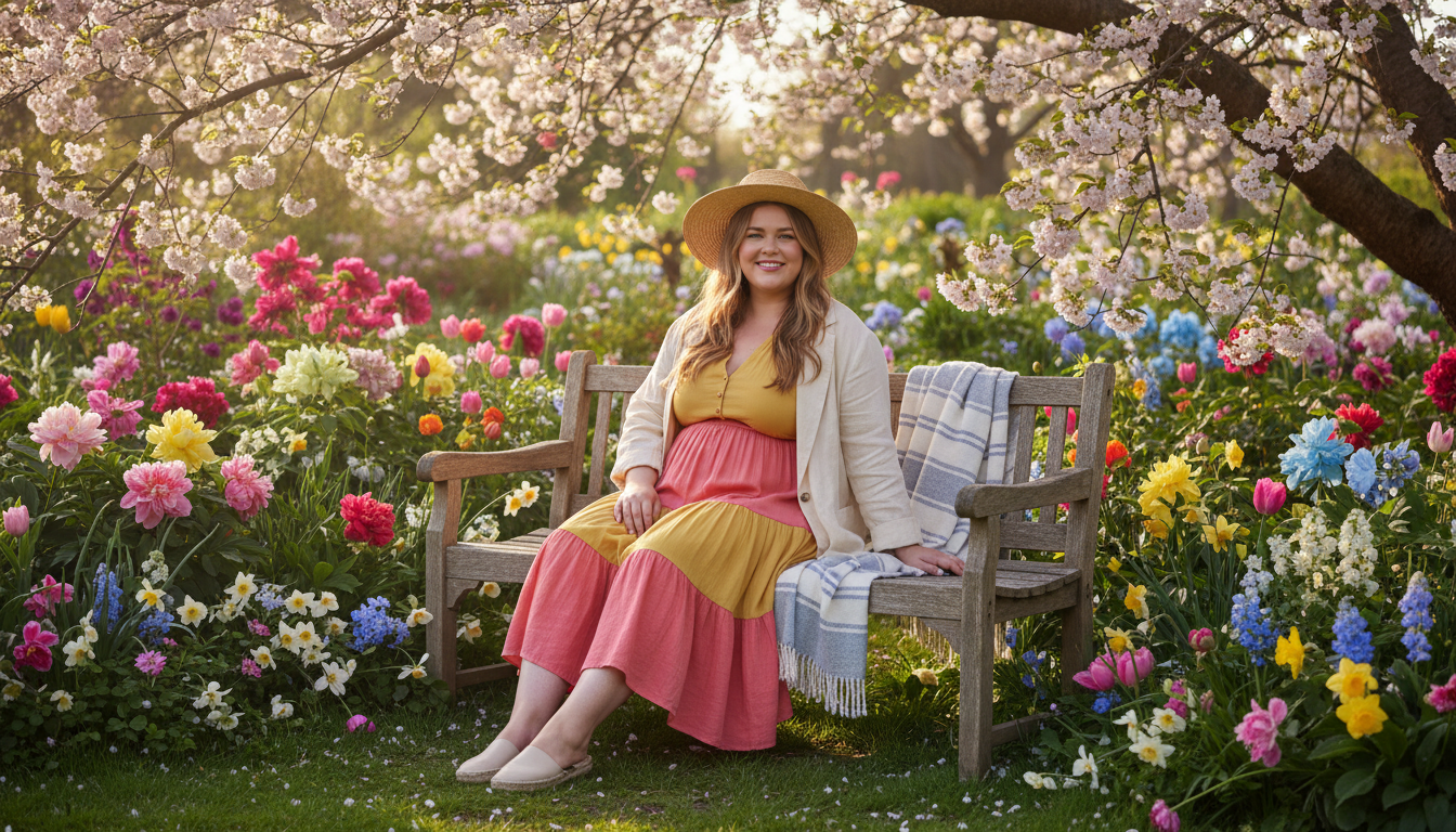 14 Simple Spring Outfit Ideas for Curvy Women That Style Easily